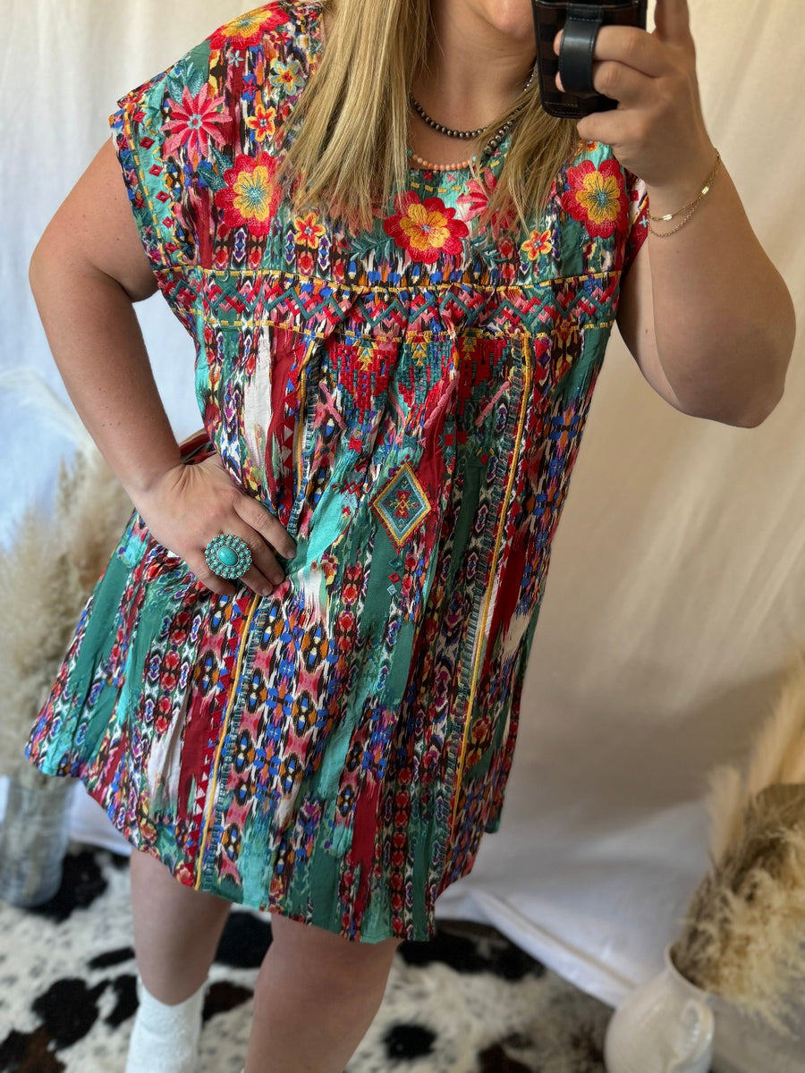 Emma Embroidered Dress – The Beef Boutique